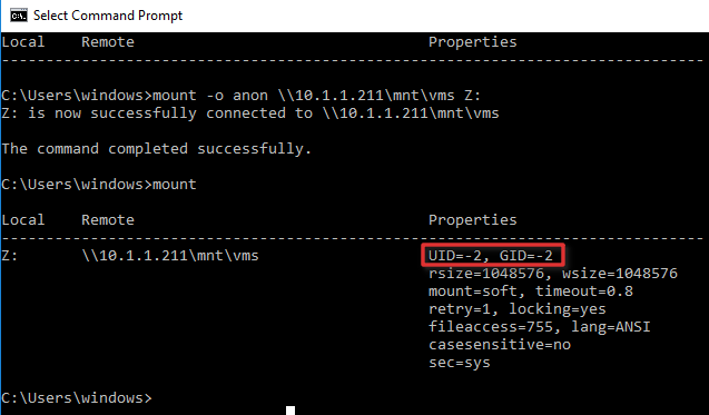 Mounting NFS Share On Windows 10 11 With Write Access Ibexoft